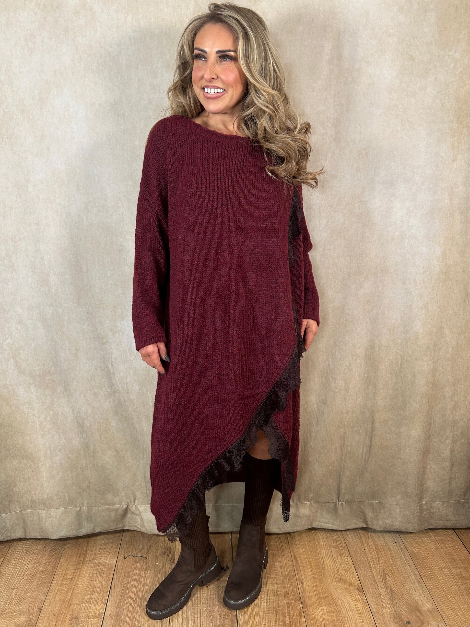 London Long Lace Jumper – Tracey Jane Fashion